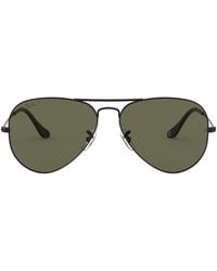 Ray-Ban Rb3025 Aviator Gradient 003/3f Sunglasses in Black | Lyst UK