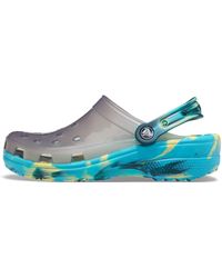 Women's Shoes Crocs Classic Translucent Marbled Clog Black/Multi ...