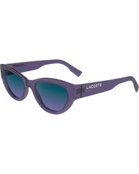 Lacoste L6013s N 210 Transparent Brown 54/18/140 Sunglasses in Black ...