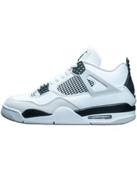 Nike Air Jordan 4 Retro Trainers in Black | Lyst UK