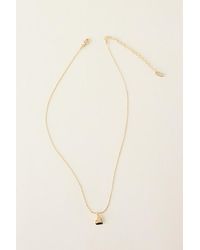By Anthropologie Textured Heart Pendant Necklace in Natural | Lyst UK