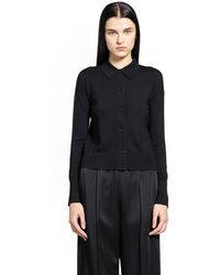 Max Mara Feminine Knit Polo in Blue | Lyst UK