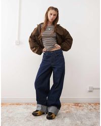 Collusion X002 Baggy Jeans With Seam Tint in Black | Lyst UK