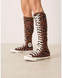 Converse Chuck Taylor All Star Knee Xx-Hi Trainers in Black | Lyst UK