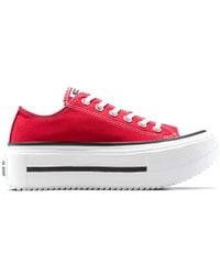 Converse All Star Lift Ox Trainers in Pink | Lyst UK