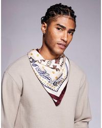 Prohibited Clubhouse Logo Scarf in Brown for Men | Lyst UK