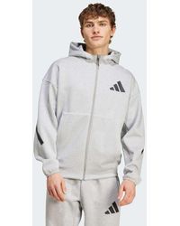 adidas Originals Poland Z.N.E. Podium Full-Zip Track Top in Red for Men ...