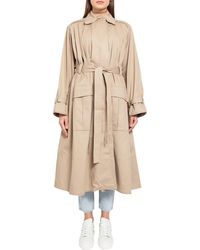 Aje. Long Quilted Coat in Green | Lyst
