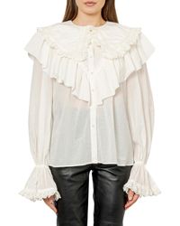 Ruffle Shirts for Women - Up to 81% off | Lyst