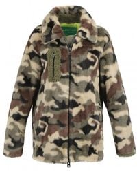 Green Fur coats for Women | Lyst