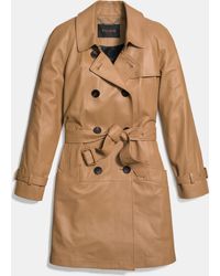 COACH Raincoats and trench coats for Women - Lyst.com