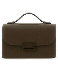 Victoria Beckham Dorian Logo Mini Bag in Black | Lyst UK