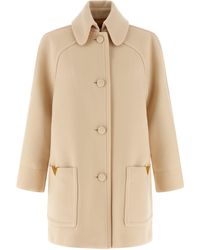 Valentino Garavani Coats in Red | Lyst UK