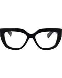 Gucci Transparent Recycled Acetate Glasses in Black | Lyst UK