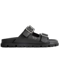 Prada Sandals & Slides in Black | Lyst UK