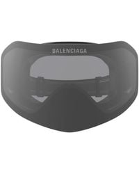 Balenciaga Bb0379S Ski Mask Sunglasses in Grey | Lyst UK