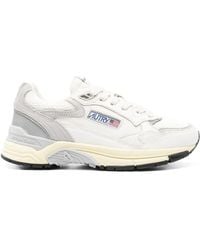 Autry Hyperway Low Suebic/mesh Shoes in White | Lyst UK