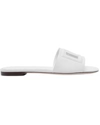 Dolce & Gabbana Sandals in White | Lyst UK