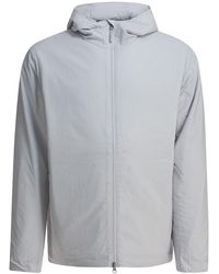 Houdini Sportswear Puff Up Hooded Jacket in Grey for Men | Lyst UK