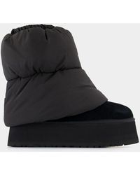 UGG W Classic Mini Dipper Puffer Ankle Boots in Natural | Lyst UK