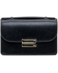 Victoria Beckham Dorian Logo Mini Bag in Black | Lyst UK