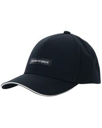 Emporio Armani Baseball Cap With Logo Patch On The Front in Blue for ...