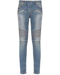 Balmain Darted Trousers in Grey for Men | Lyst UK