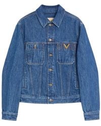 Valentino Garavani Jersey Jacket Clothing in Black for Men | Lyst UK