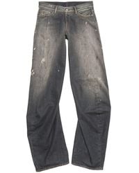 Acne Studios Wide Jeans in Blue | Lyst UK
