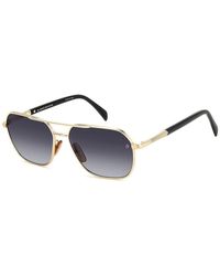 David Beckham Sunglasses in Metallic | Lyst UK