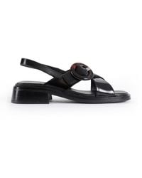 Prada Sandals & Slides in Black | Lyst UK