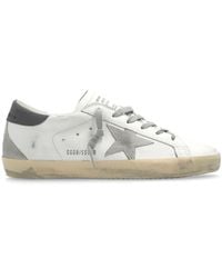 Golden Goose Super Star Sneakers in White | Lyst UK