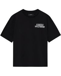 Amiri Hollywood City" Tee in White for Men | Lyst UK