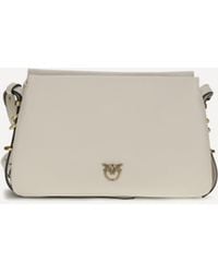 Pinko One Two Three Mini Shoulder Bag in Brown | Lyst UK