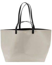 CAHU Medium Permanente Collection Le Pratique Tote Bag in Natural | Lyst