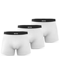 BOSS X David Beckham One Boxer Briefs, Pack Of 3 in Black for Men | Lyst UK