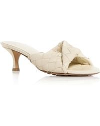 Bottega Veneta Blink Sandals in Natural | Lyst