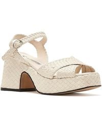La Canadienne Pico Platform Sandals in Brown | Lyst UK