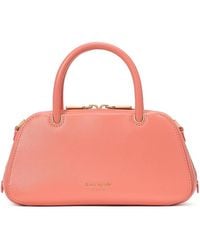 Kate Spade Grace Leather Mini Bag in Natural | Lyst UK