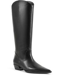 Vagabond Shoemakers Cassie Pointed Toe Block Heel Ankle Boots in Black ...