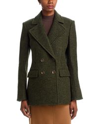 Veronica Beard Duran Wool Coat in Black | Lyst UK
