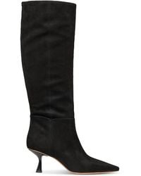 Kate Spade Adele Suede Tall Boots in Brown | Lyst UK