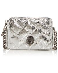 Kurt Geiger Micro Kensington Denim Crossbody Bag in Blue | Lyst UK