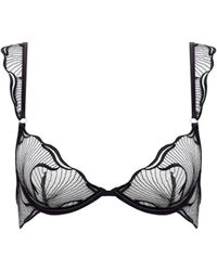 Bluebella Marabel Embroidered Sheer Bra Cherry in Natural | Lyst UK