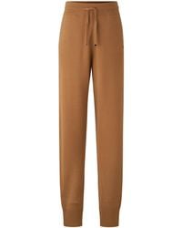 Bogner Paula Knitted Trousers in Natural | Lyst UK