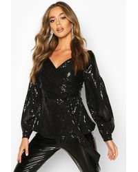 Boohoo Long-sleeved tops for Women - Up to 64% off at Lyst.com