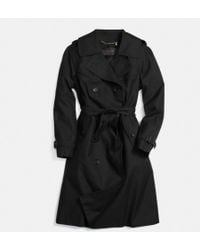 COACH Raincoats and trench coats for Women - Lyst.com