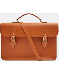 Cambridge Satchel Company The Briefcase in Grey for Men | Lyst UK