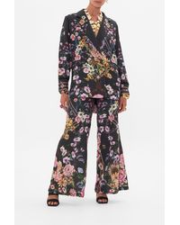 CAMILLA Double Breasted Soft Jacket Lady Lionheart in White | Lyst UK