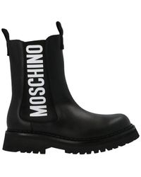 Moschino Boots for Women - Up to 74% off at Lyst.com